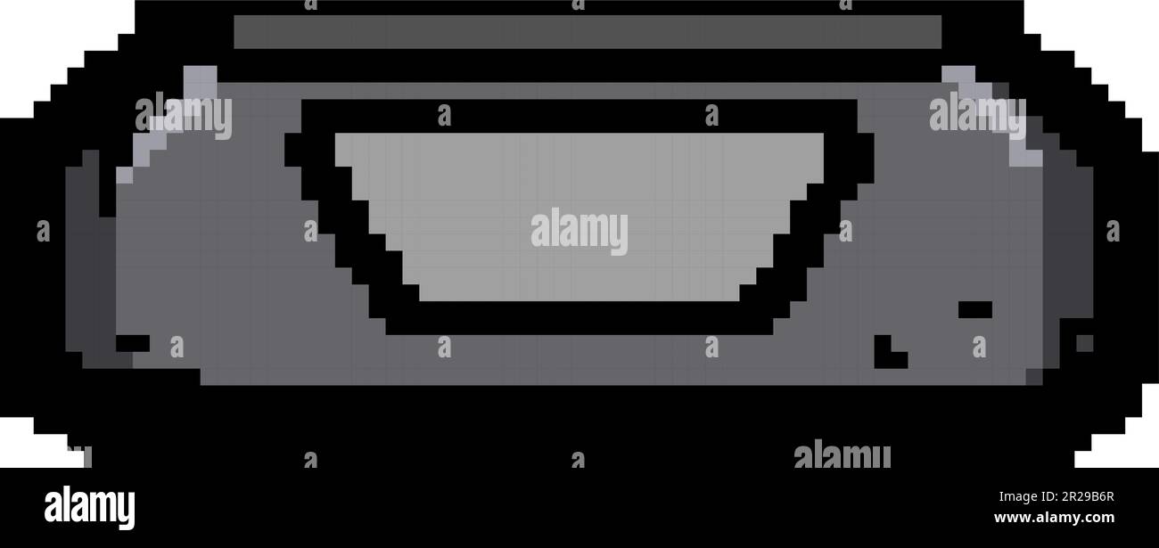 technology soundbar audio game pixel art vector illustration Stock ...
