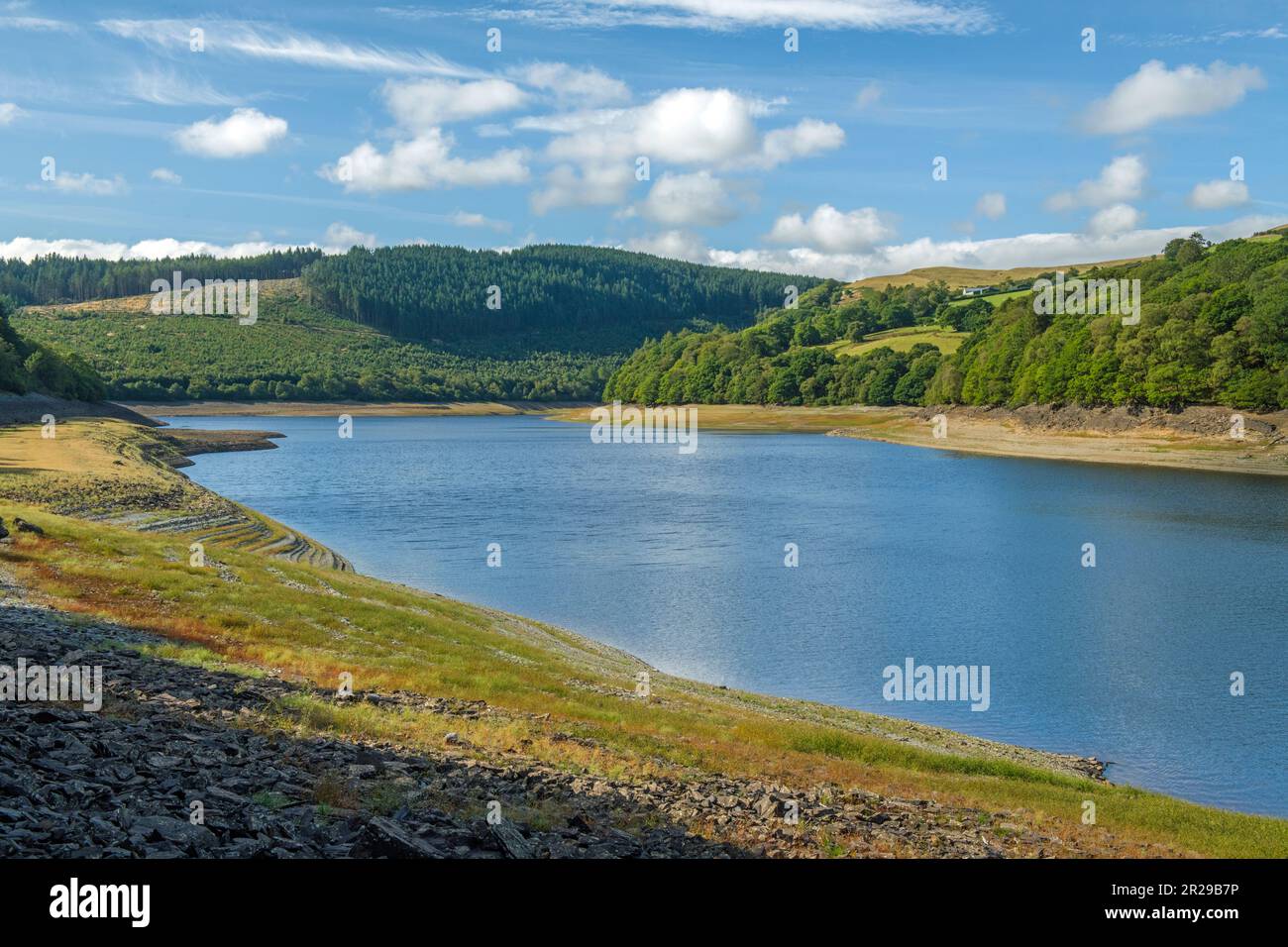 Second reservoir down the elan valley hi-res stock photography and ...