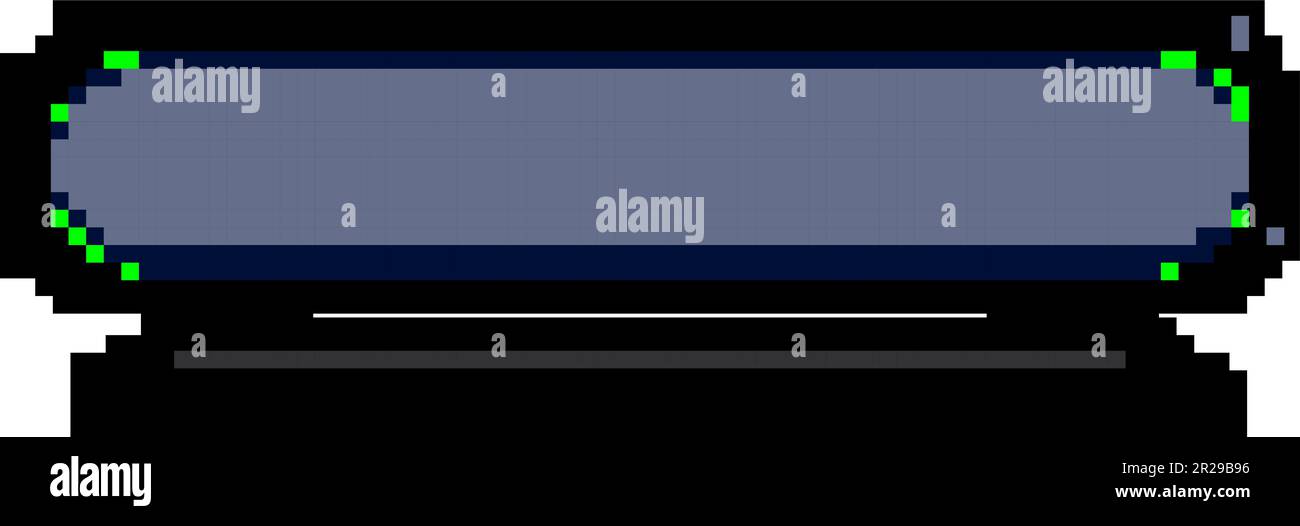 bar soundbar audio game pixel art vector illustration Stock Vector ...