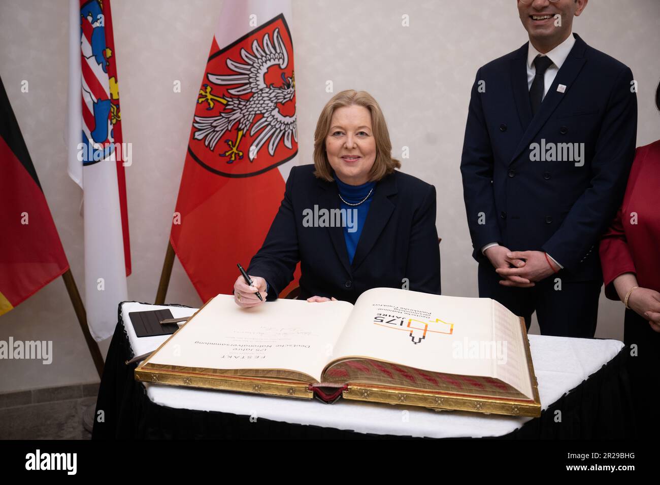 Frankfurt, Germany. 18 May 2023. Bundestag President Bärbel Bas (SPD ...