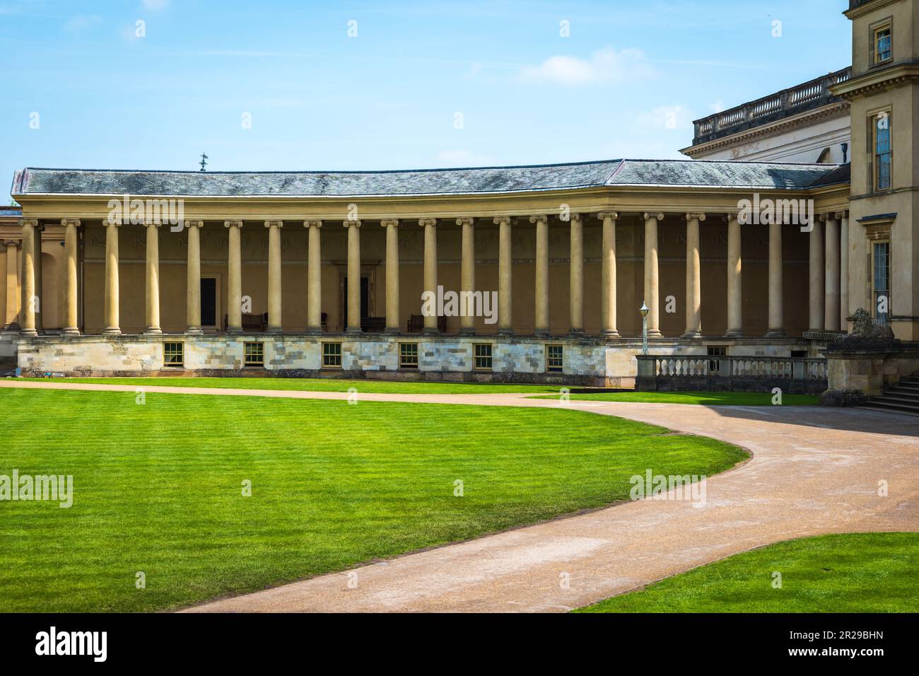 Stowe House in Stowe gardens Buckingham UK Stock Photo - Alamy