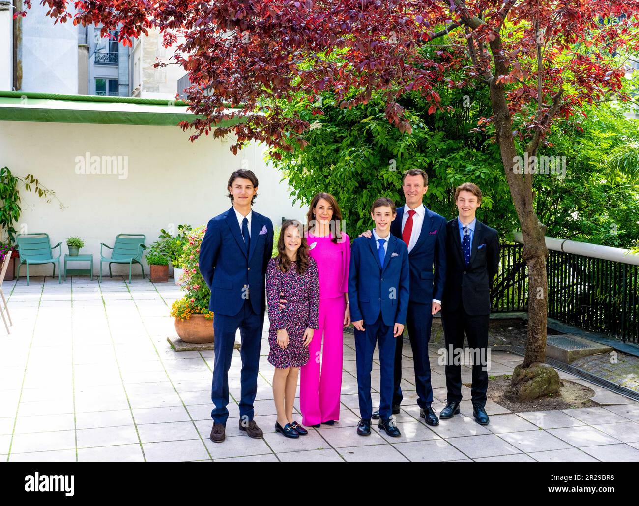 Paris, France. 18th May, 2023. Prince Joachim and Princess Marie of ...