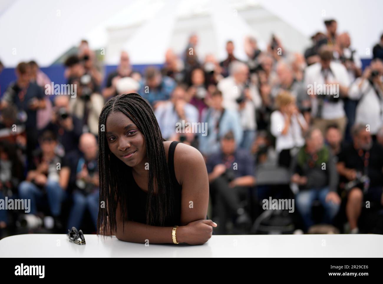 Suzy Bemba poses for photographers at the photo call for the film ...