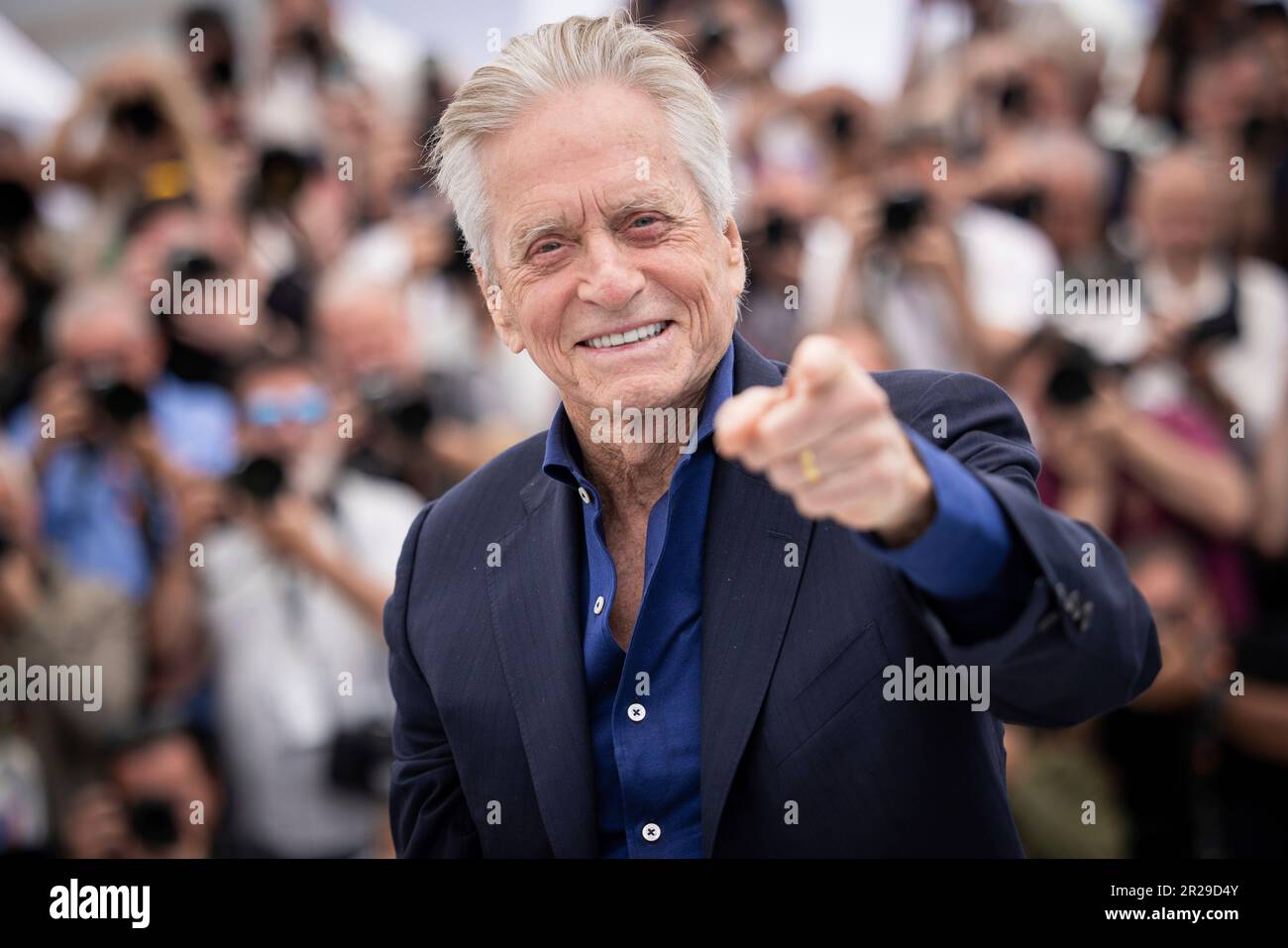 Michael Douglas poses for photographers at the photo call honoring him ...