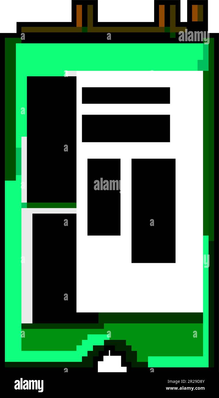 device ssd storage game pixel art vector illustration Stock Vector ...