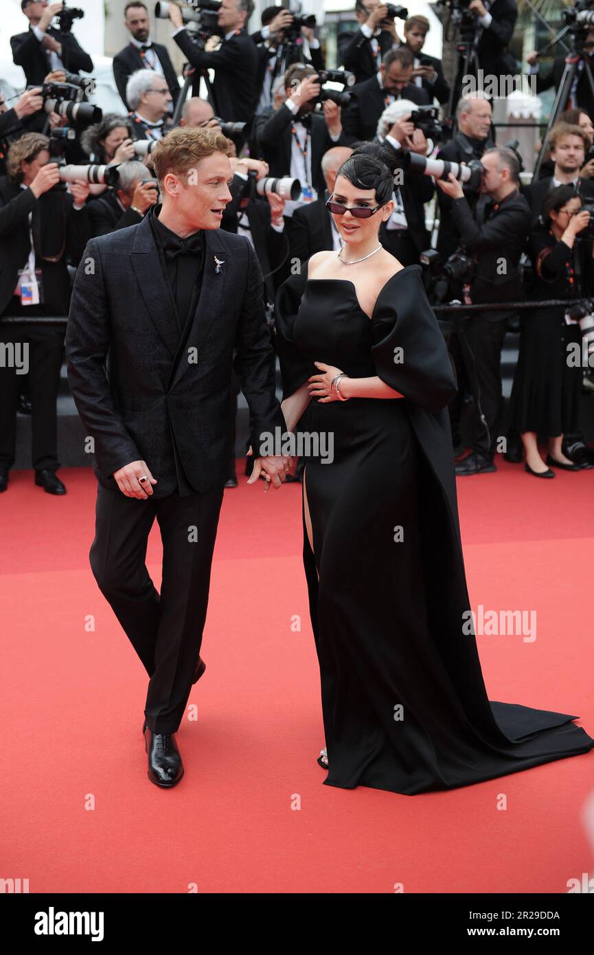 Cannes, France. 16th May, 2023. Matthias Schweighöfer and Ruby O. Fee ...