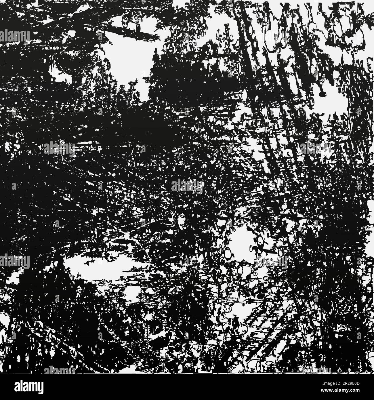 Grain texture background with black and white color. Editable ...