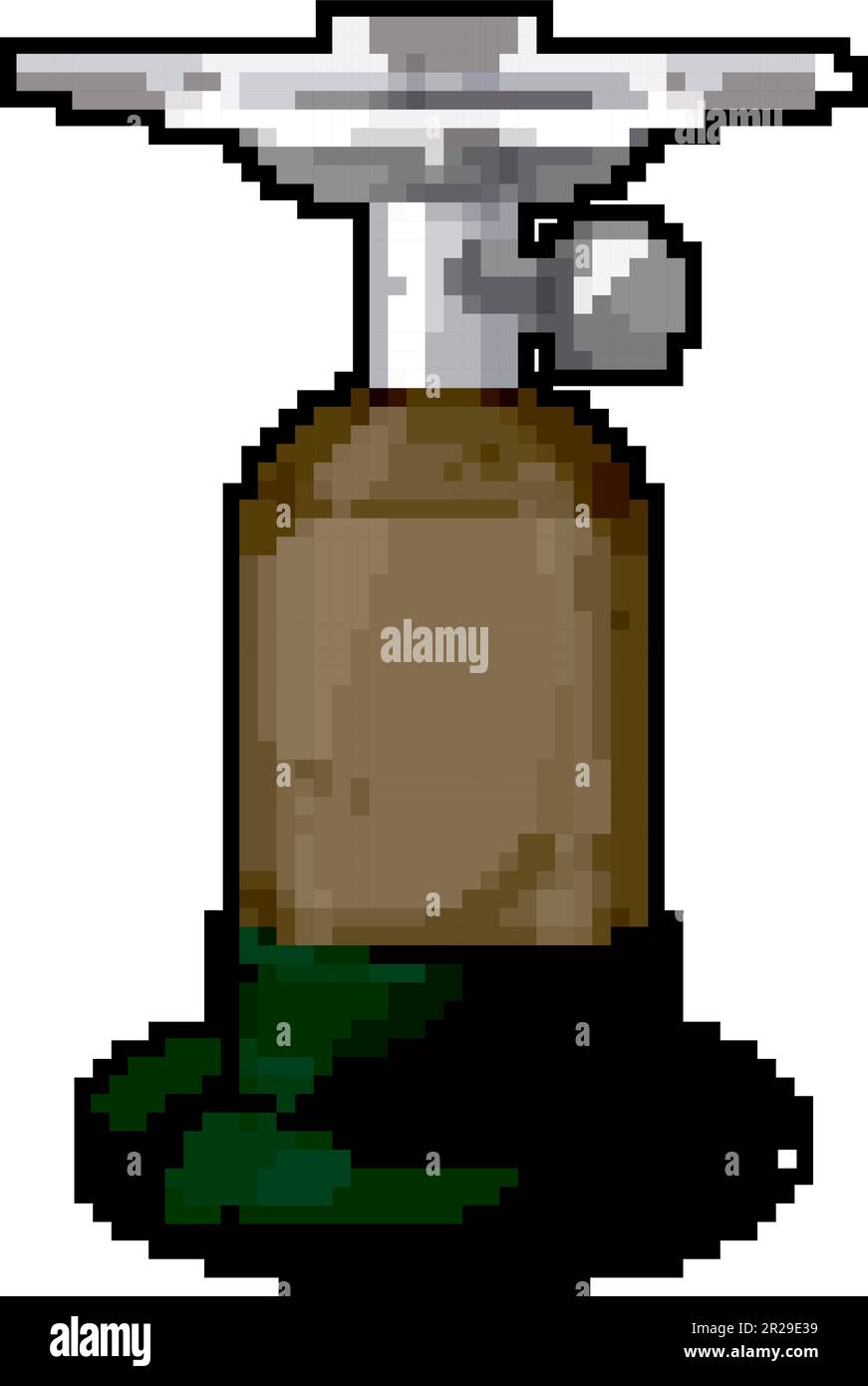 propane stove camp game pixel art vector illustration Stock Vector Image & Art - Alamy