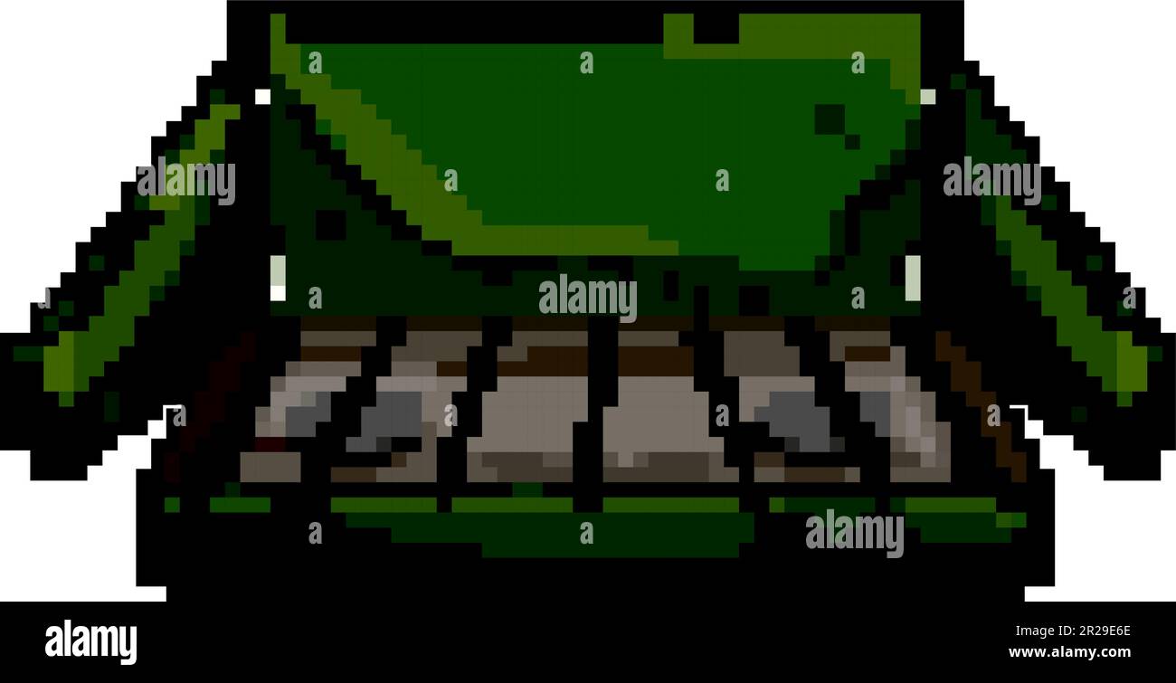 picnic stove camp game pixel art vector illustration Stock Vector Image & Art - Alamy