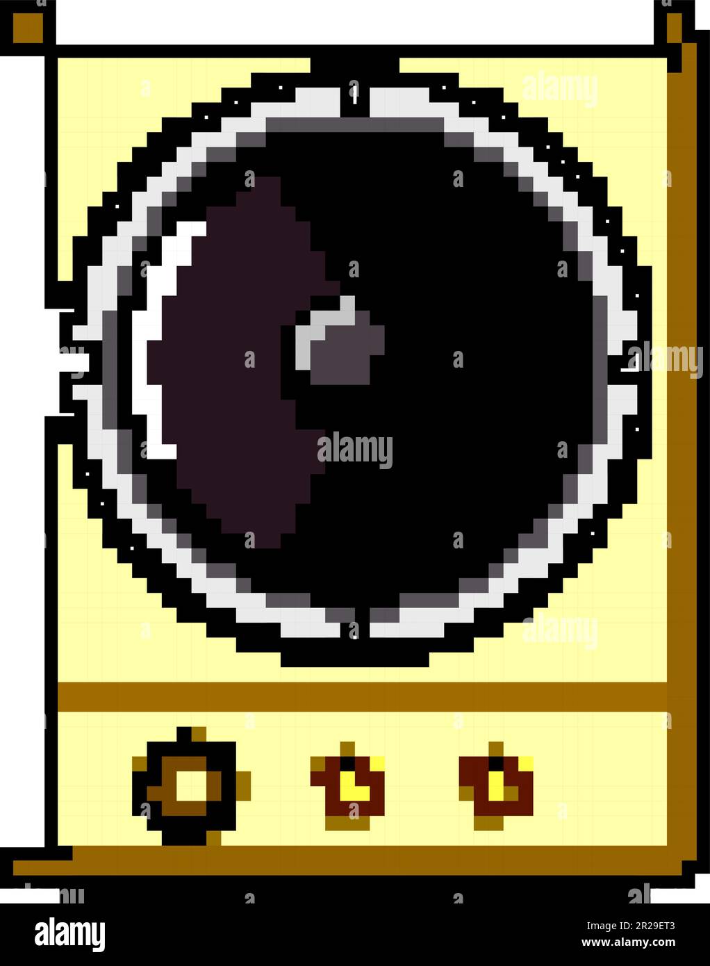 computer studio sound monitor game pixel art vector illustration Stock ...