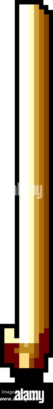 hand stylus pen game pixel art vector illustration Stock Vector Image ...