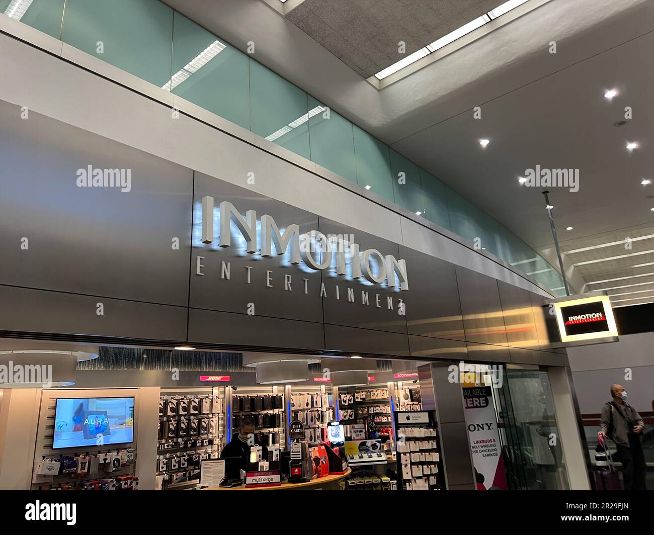 United States. 09th Mar, 2023. Facade of InMotion electronics and ...