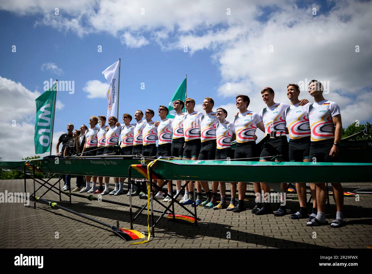 Dortmund/ Germany. May 17th, 2023, Feature, all rowers/coaches behind ...