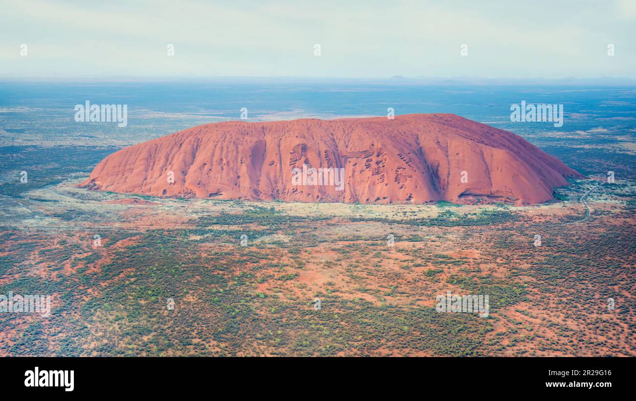 Aerial view of uluru hi-res stock photography and images - Alamy