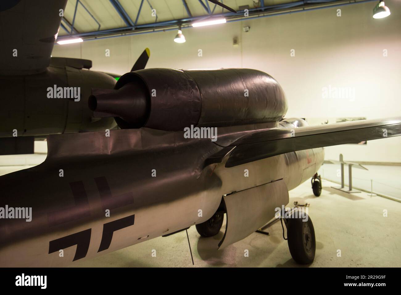 Heinkel He 162A-2 world war 2 German jet fighter Stock Photo - Alamy