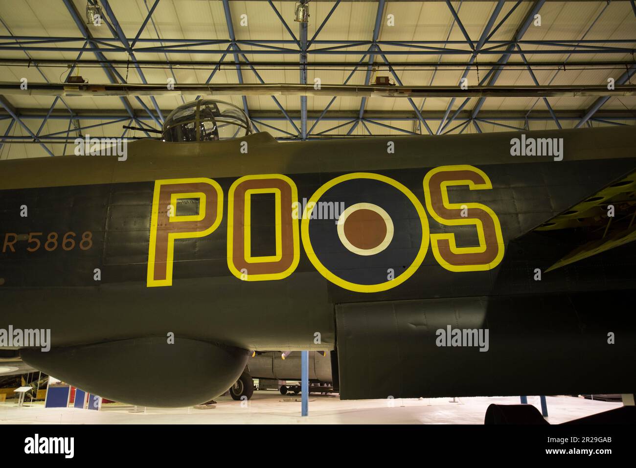Avro Lancaster bomber at the RAF Museum in London Stock Photo - Alamy