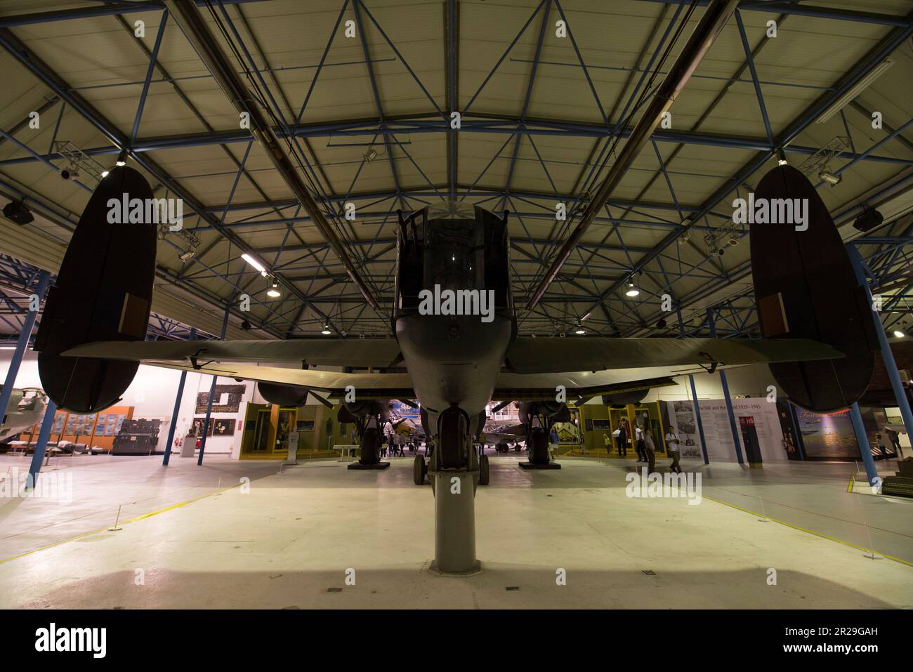Avro Lancaster bomber at the RAF Museum in London Stock Photo - Alamy