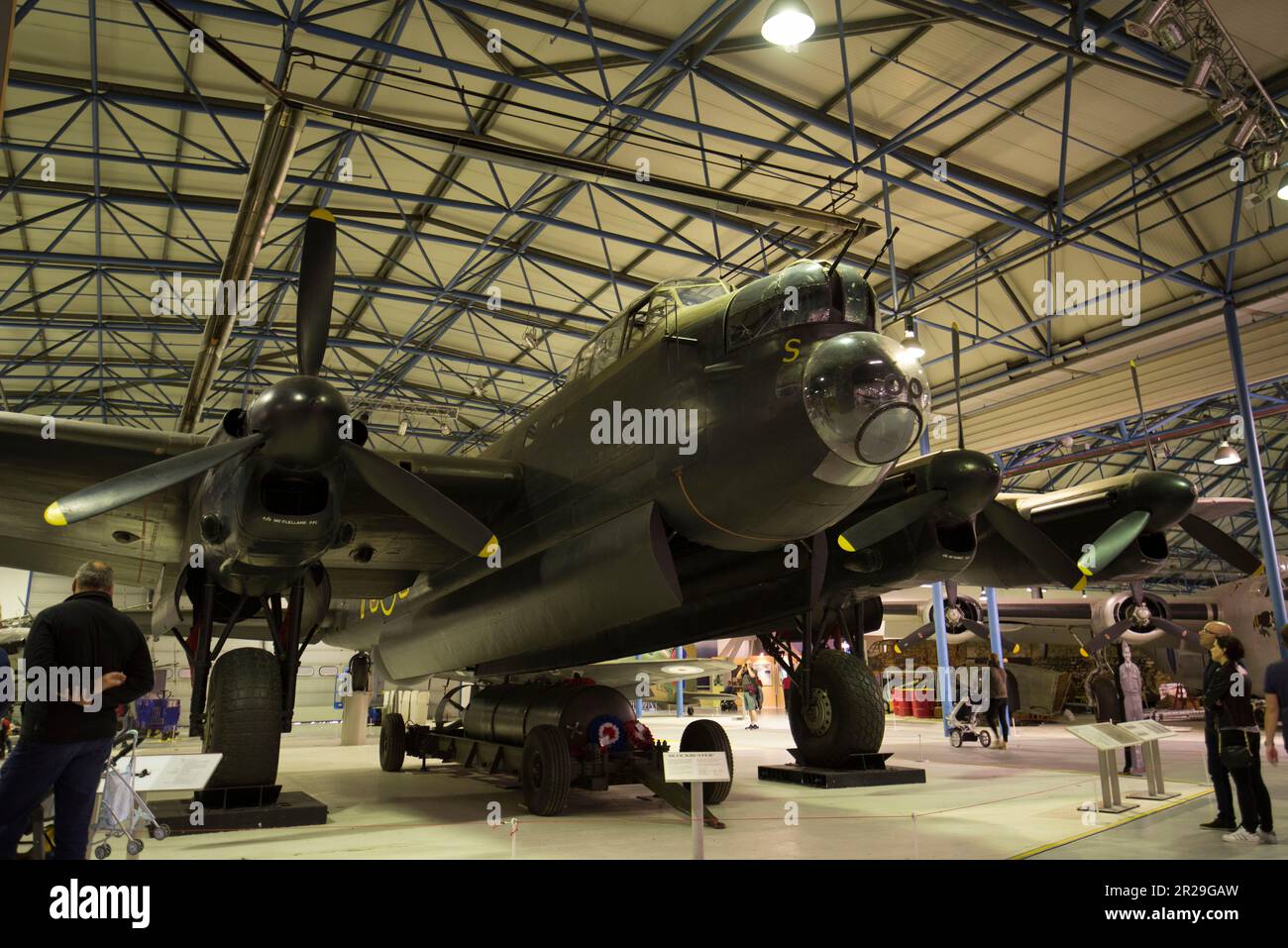 Avro Lancaster bomber at the RAF Museum in London Stock Photo - Alamy
