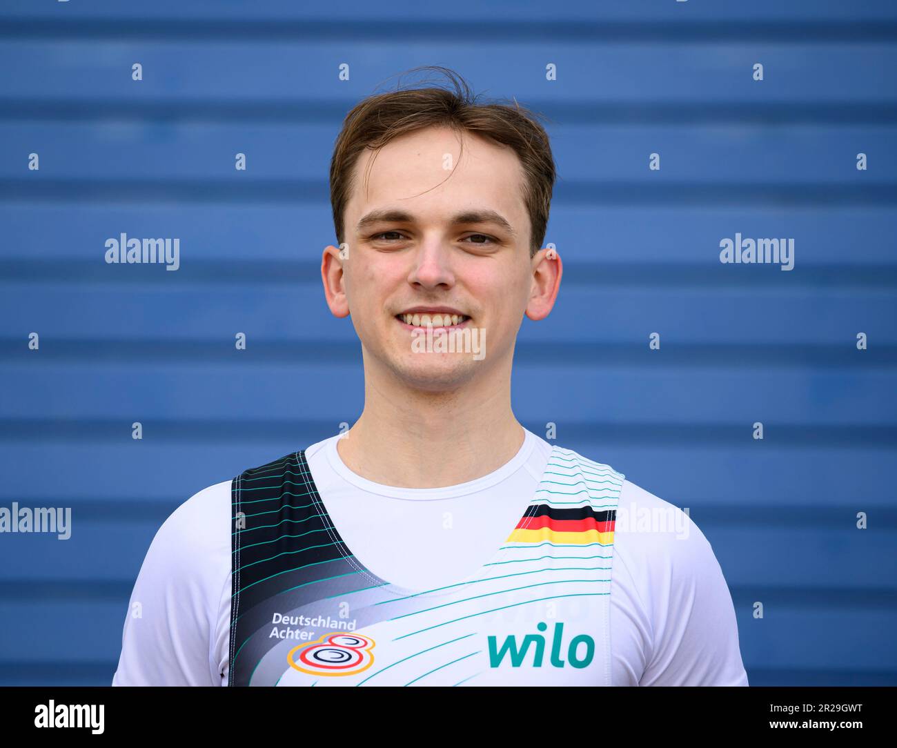 Dortmund/ Germany. May 17th, 2023, Till MARTINI, rower, helmsman rowing ...