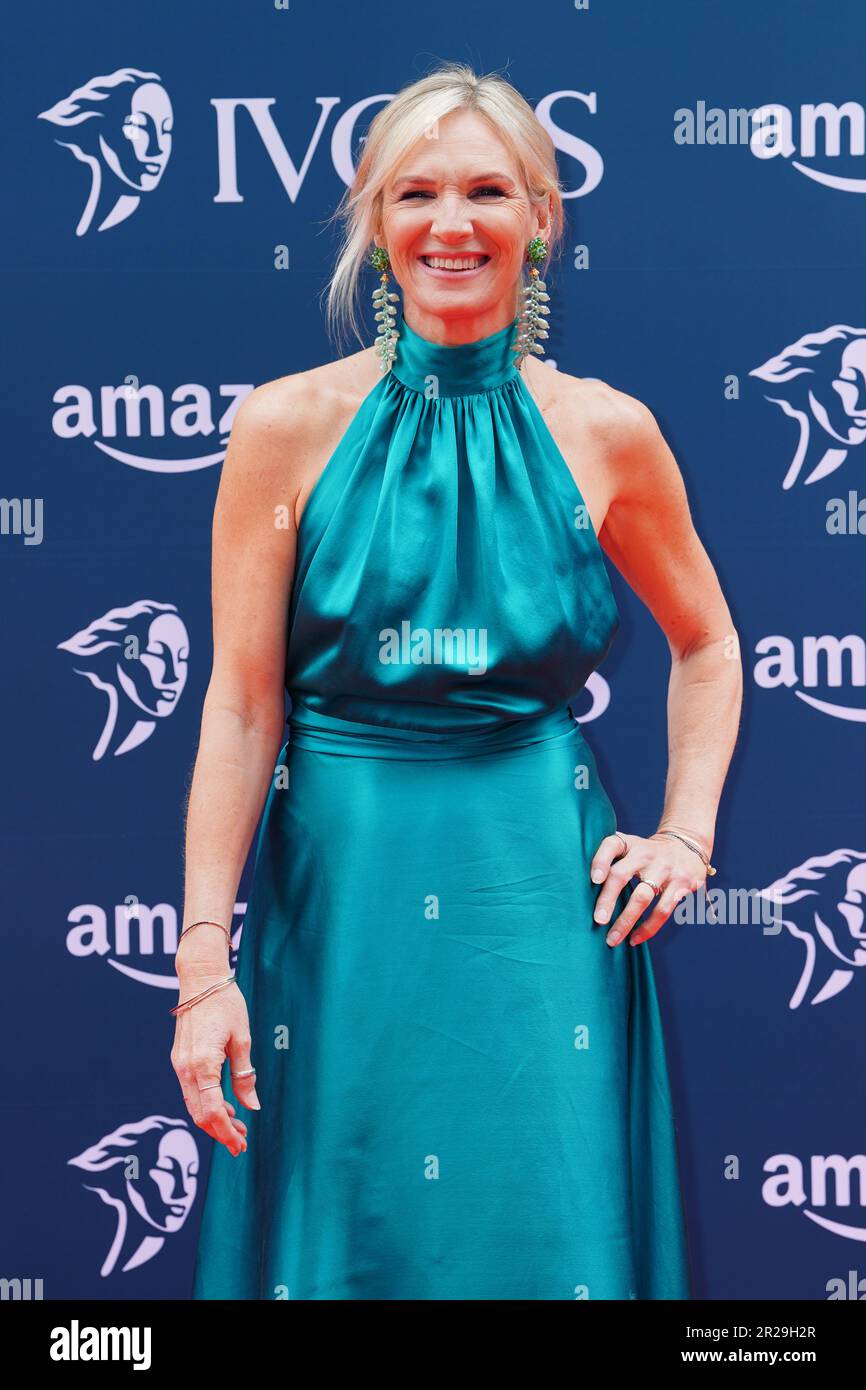 Jo Whiley arriving for the annual Ivor Novello Awards at Grosvenor ...