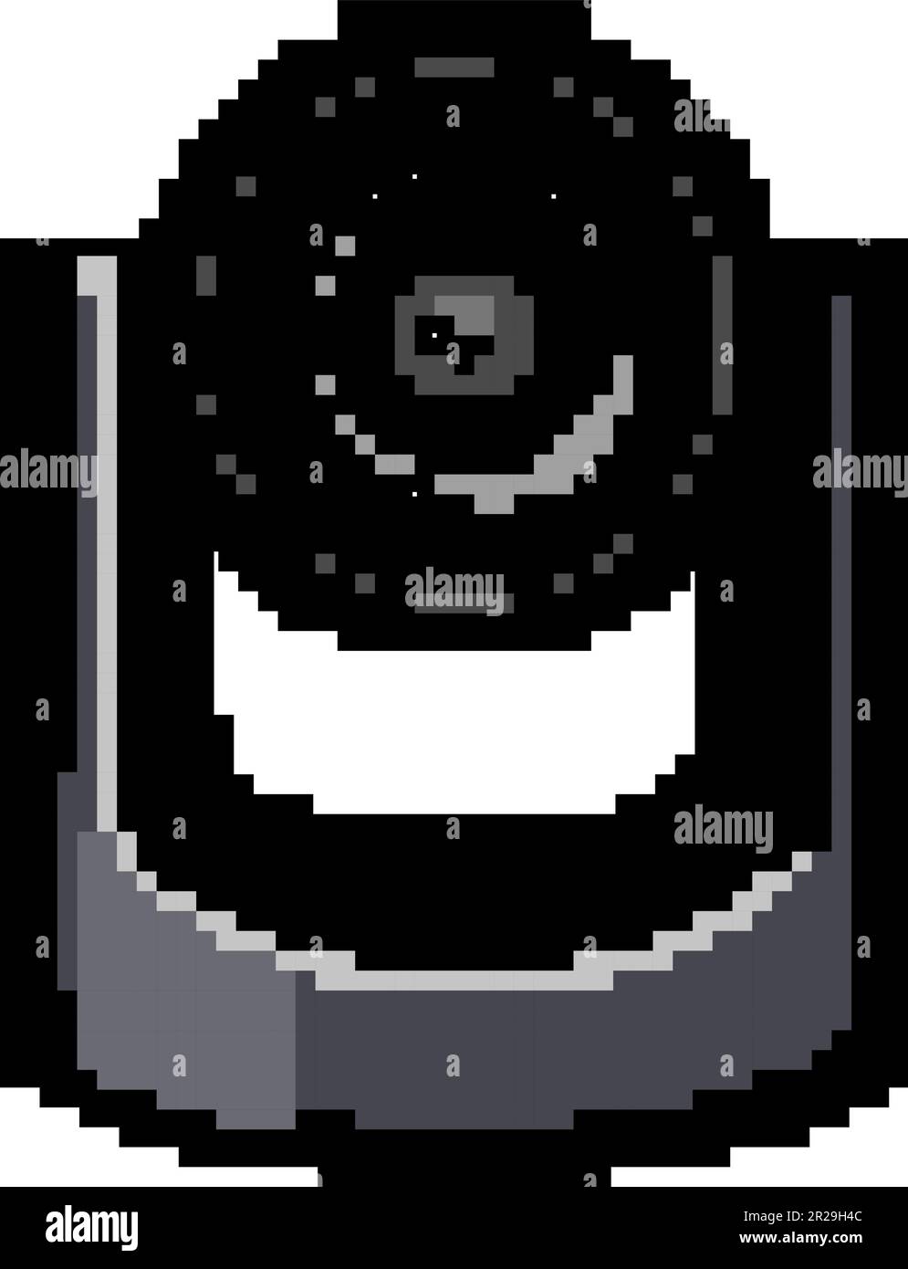 equipment table web camera game pixel art vector illustration Stock ...