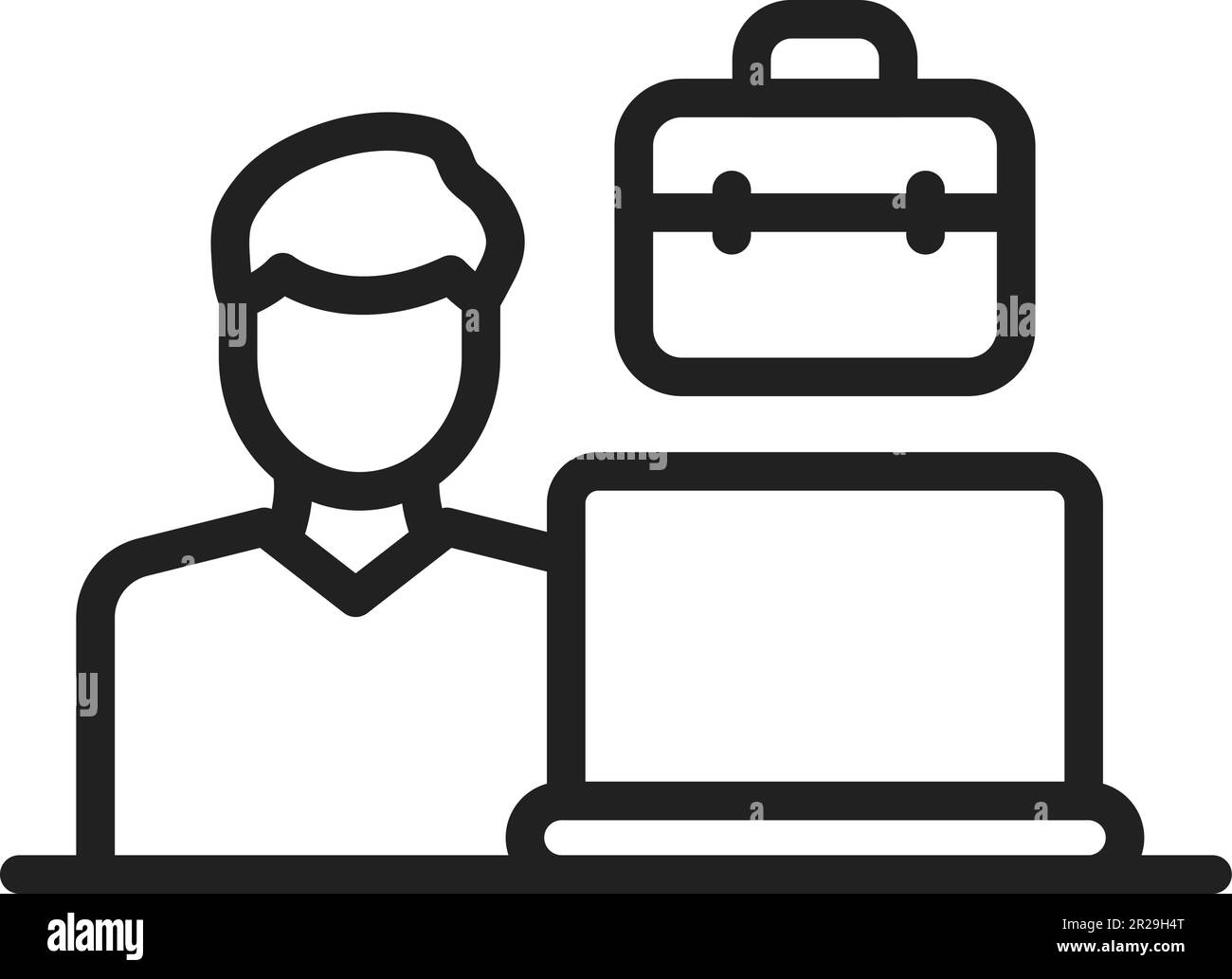 Work icon vector image Stock Vector Image & Art - Alamy