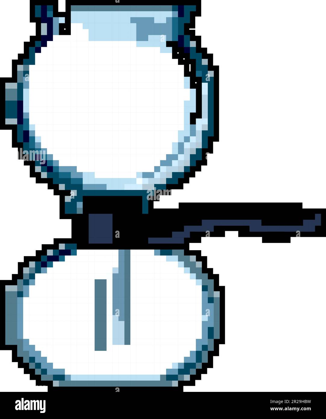 drink syphon coffee maker game pixel art vector illustration Stock ...