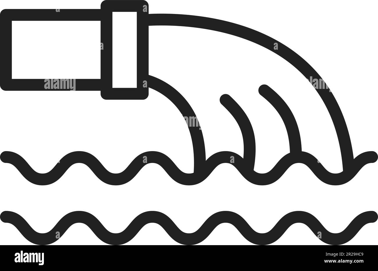 Waste Water icon vector image Stock Vector Image & Art - Alamy