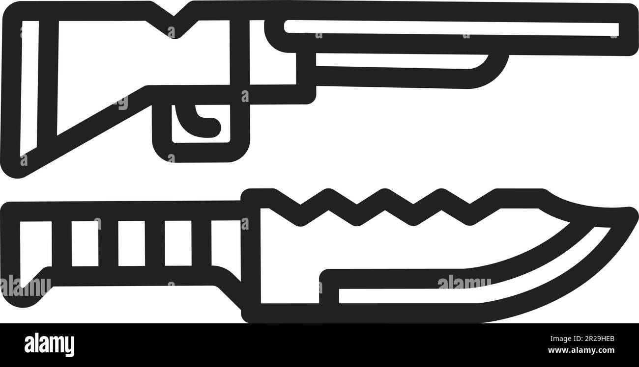 Weapon icon vector image Stock Vector Image & Art - Alamy