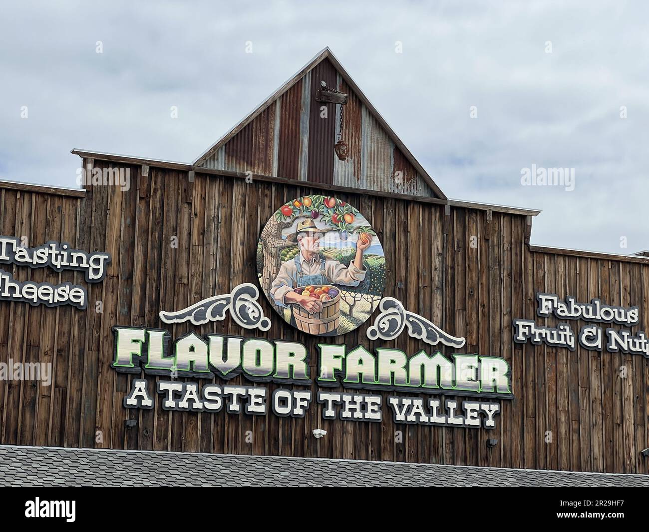 Facade of "Flavor Farmer: A Taste of the Valley" store featuring fruit ...
