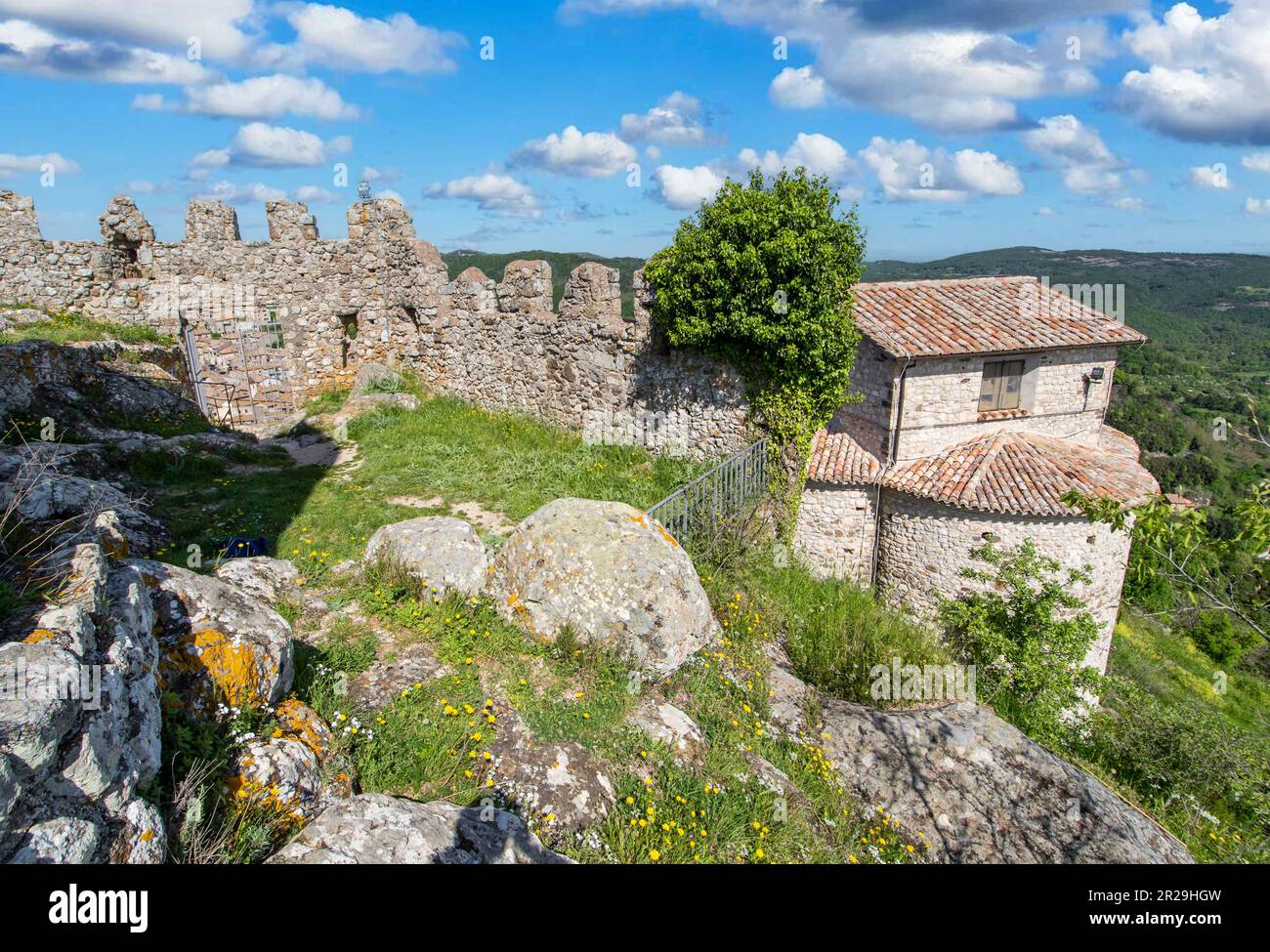 Important for centuries due to its large deposits of alunide, Tolfa is ...