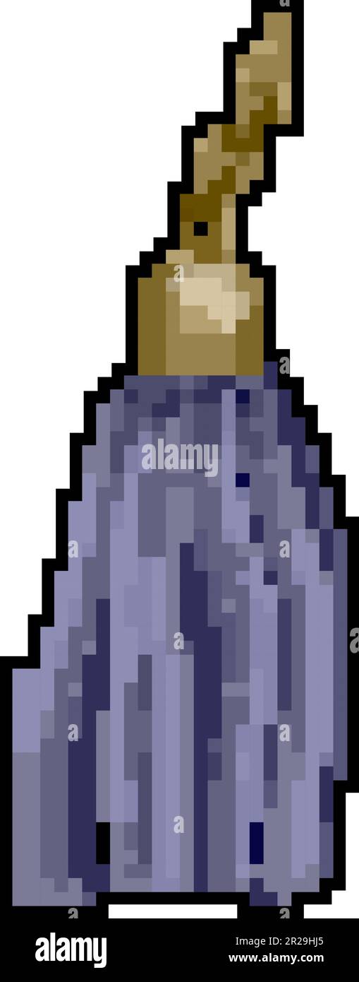 string tassel rope game pixel art vector illustration Stock Vector ...