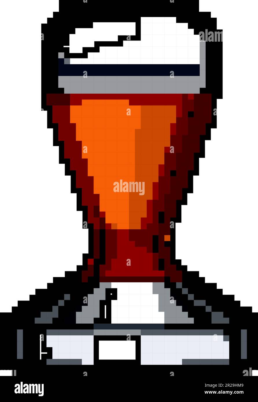 espresso tamper coffee game pixel art vector illustration Stock Vector ...