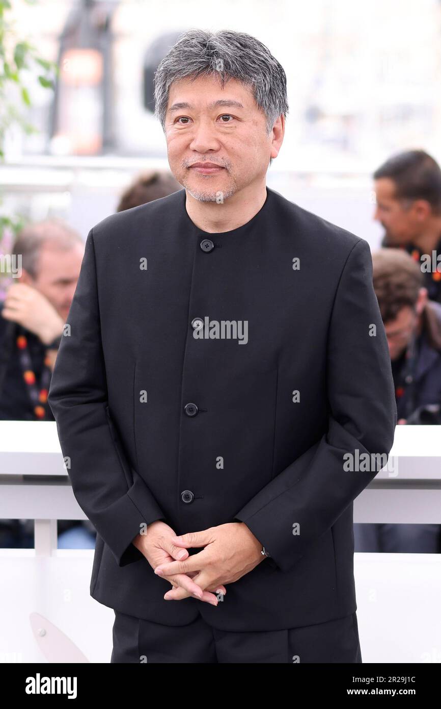 Director Hirokazu Koreeda poses for photographers at the photo call for ...