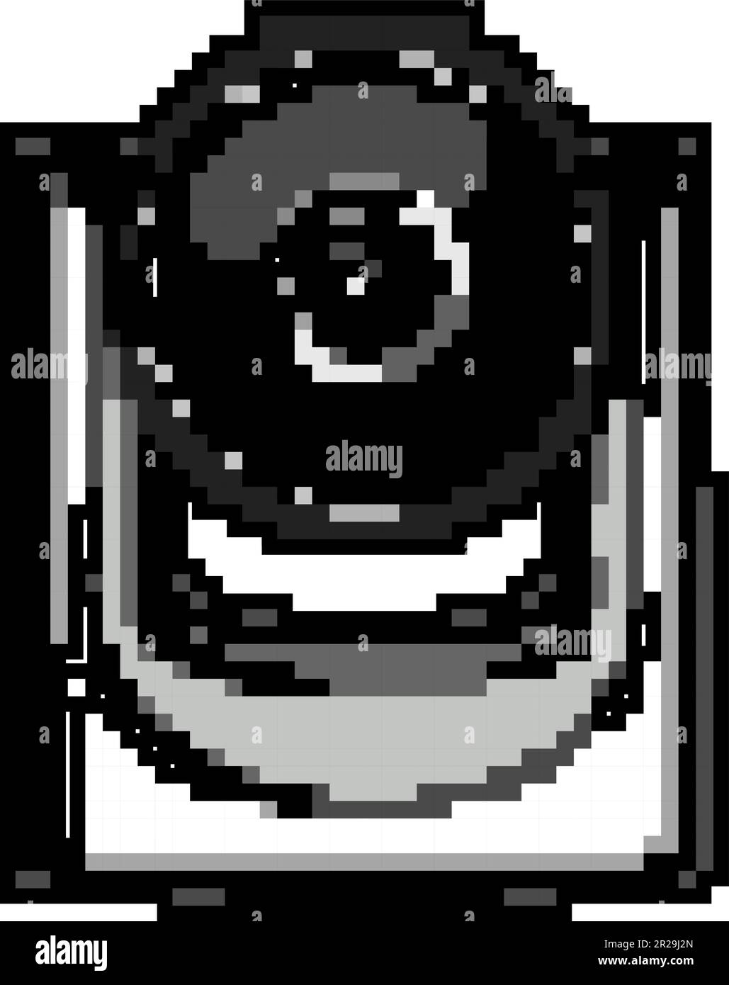 business table web camera game pixel art vector illustration Stock ...