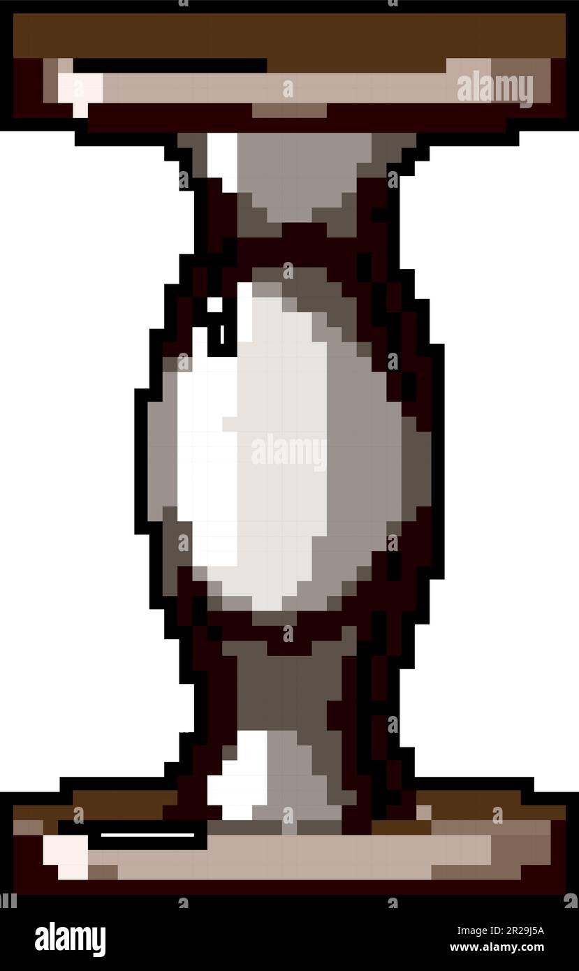 drink tamper coffee game pixel art vector illustration Stock Vector ...