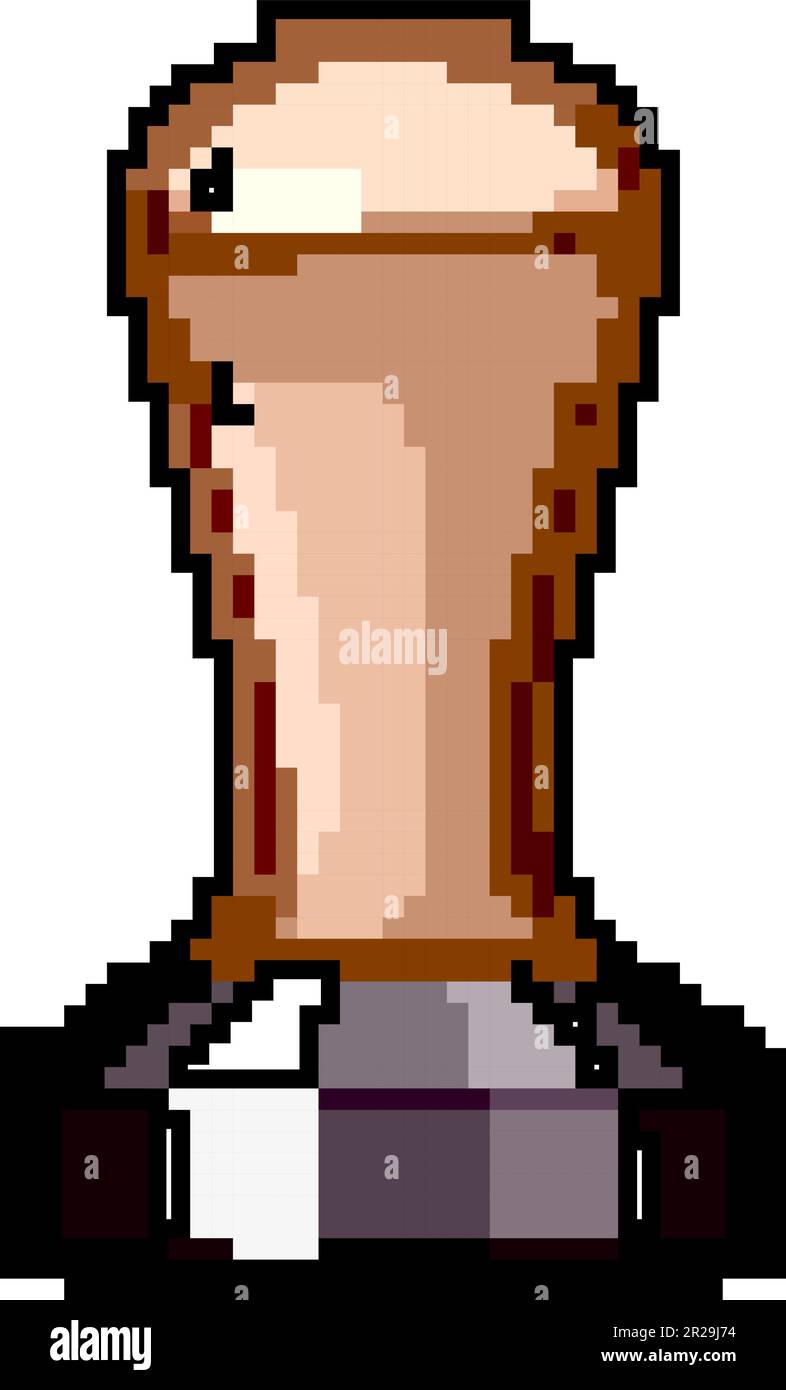 cappuccino tamper coffee game pixel art vector illustration Stock ...