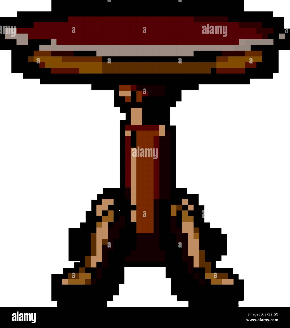 furniture table dining game pixel art vector illustration Stock Vector ...