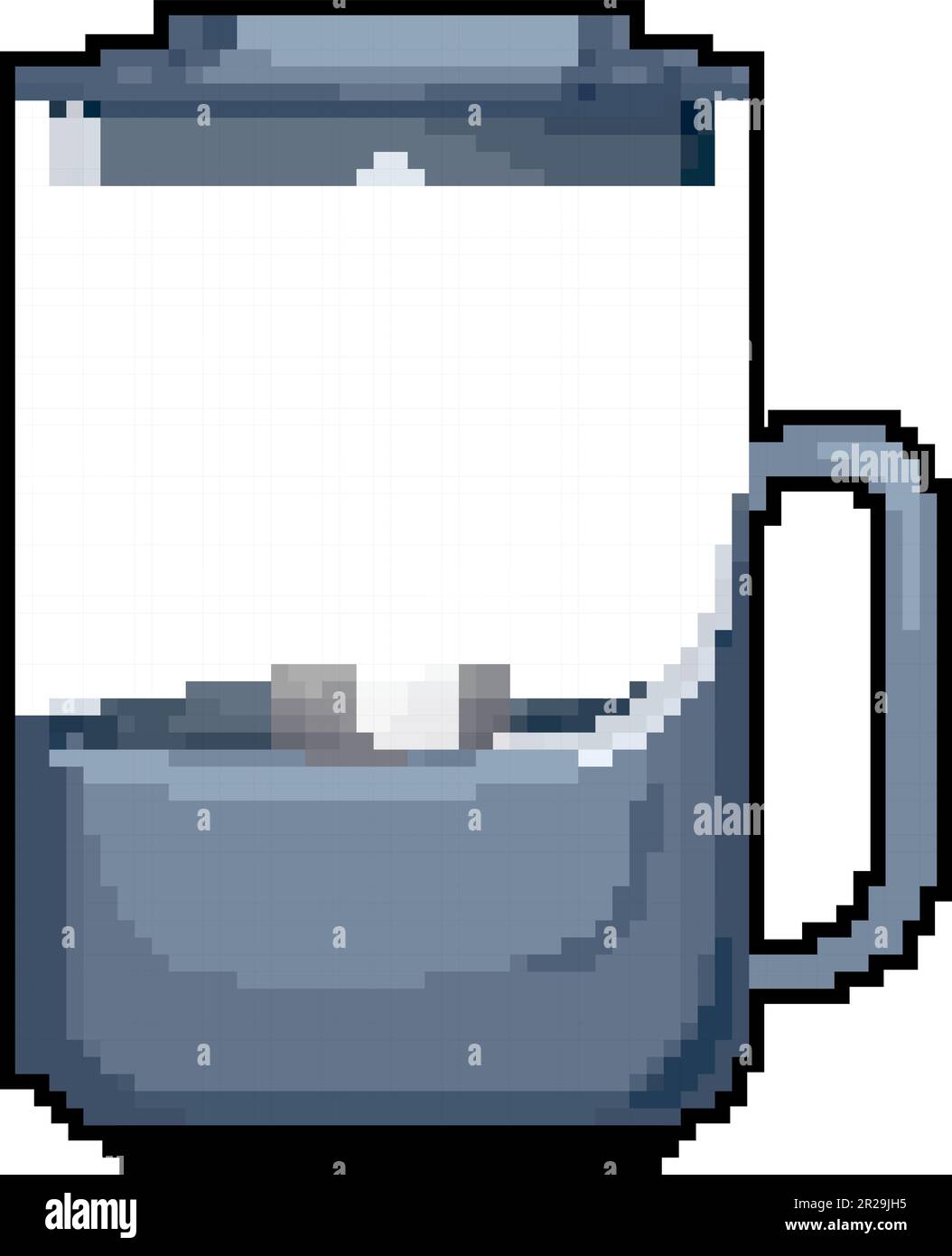 electric teapot tea kettle game pixel art vector illustration Stock ...