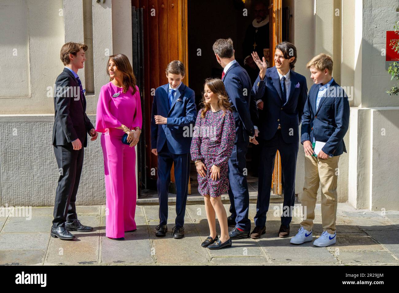 Paris, France. 18th May, 2023. Prince Joachim and Princess Marie of ...