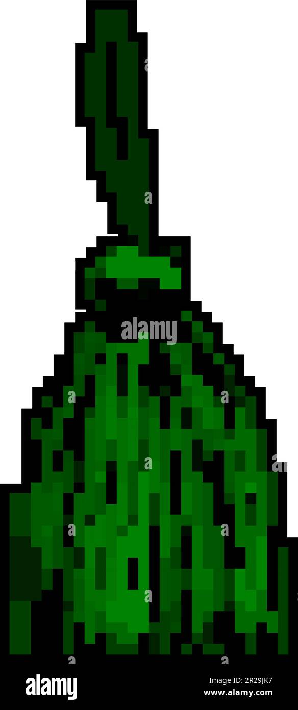 brush tassel rope game pixel art vector illustration Stock Vector Image ...