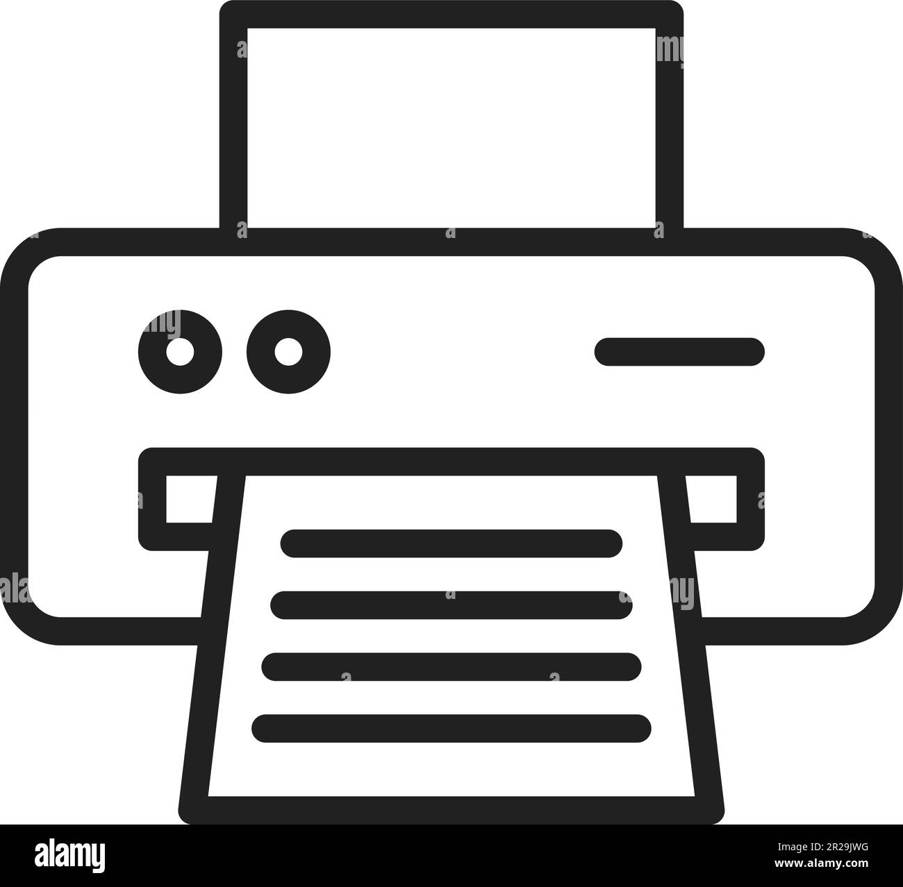 Printer icon vector image Stock Vector Image & Art - Alamy