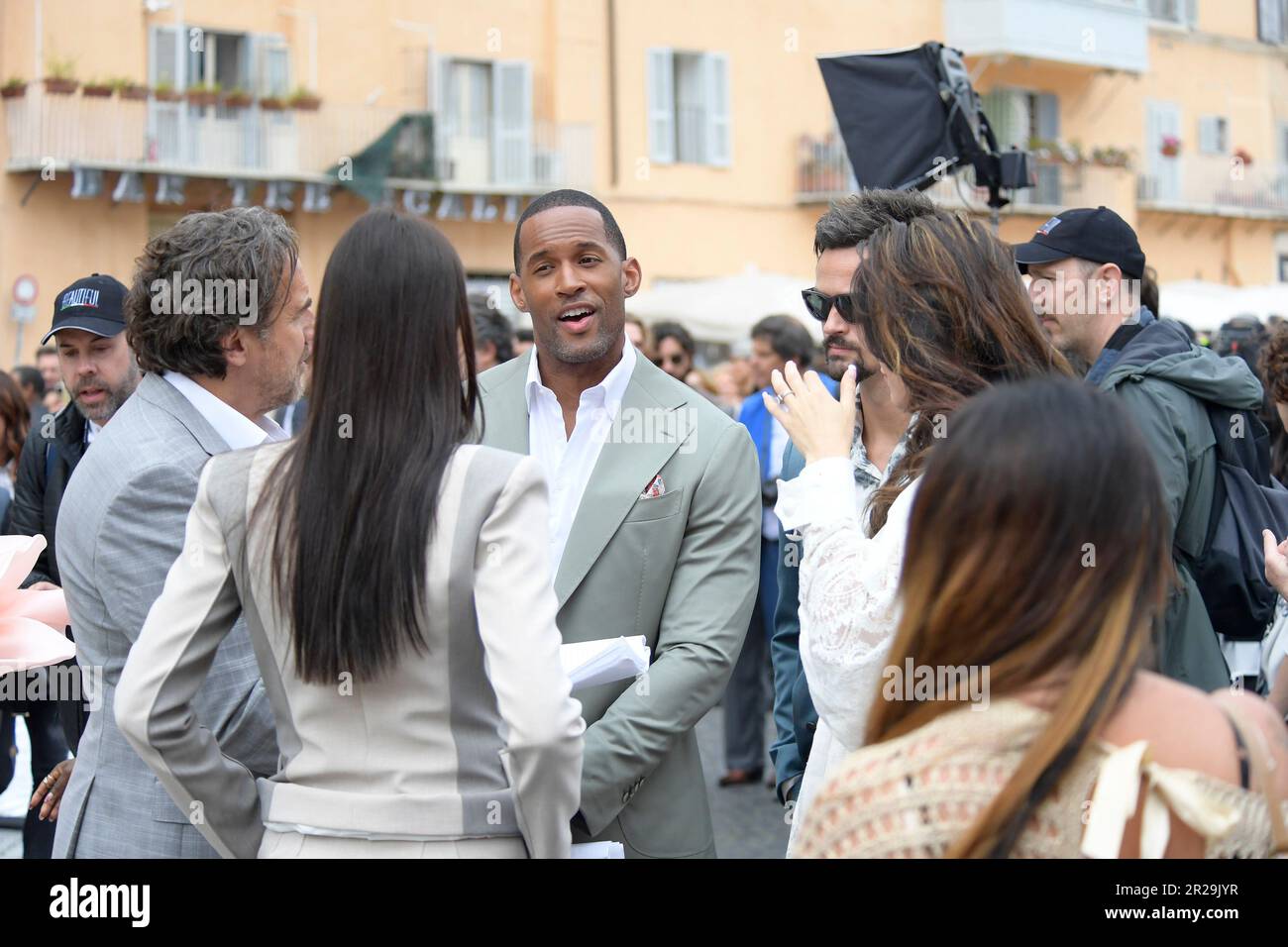 Rome, Italy. 17th May, 2023. Thorsten Kaye, Lawrence Saint-Victor ...