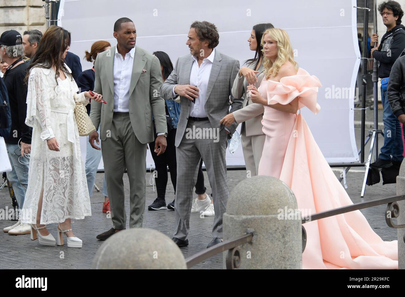 Rome, Italy. 17th May, 2023. Jaqueline Macinnes Wood, Lawrence Saint ...