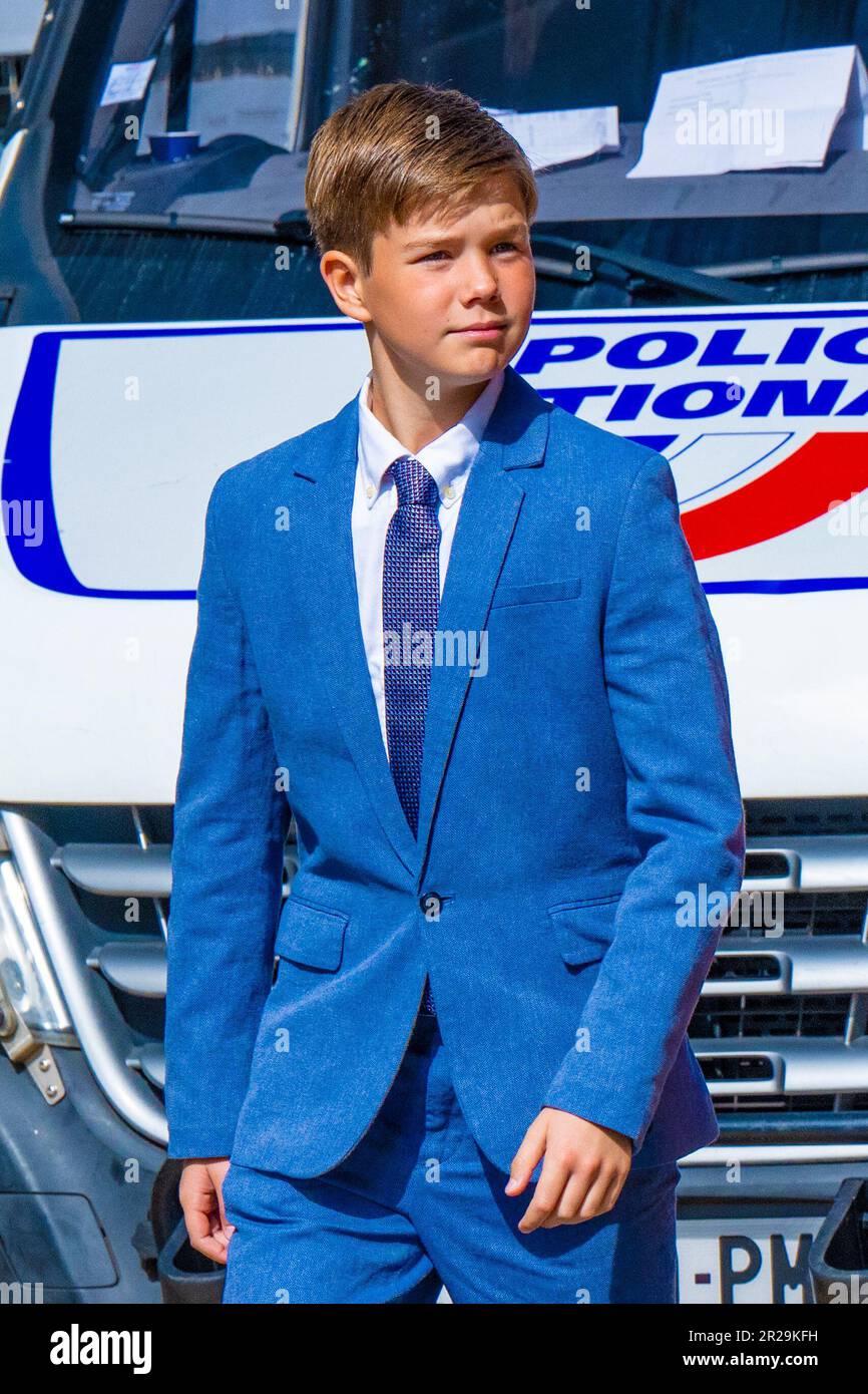 Paris, France. 18th May, 2023. Prince Vincent of Denmark attending the ...