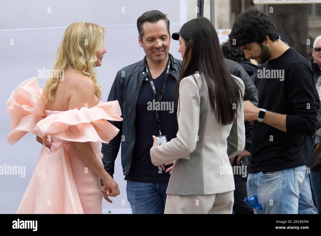 Rome, Italy. 17th May, 2023. Katherine Kelly Lang, Dominique Zoida and ...