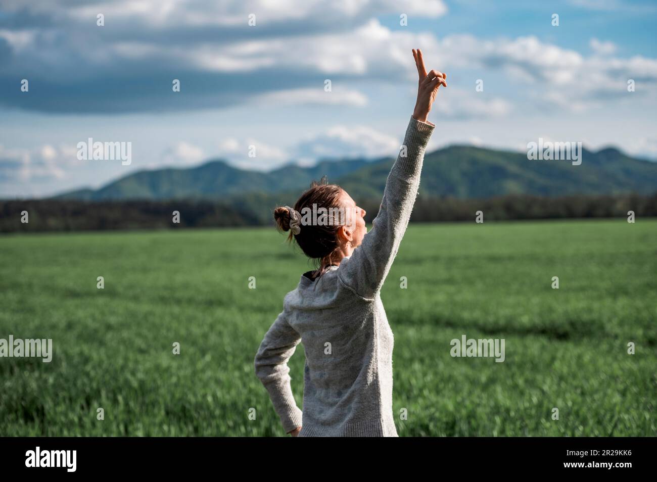 Victorious arm hi-res stock photography and images - Alamy