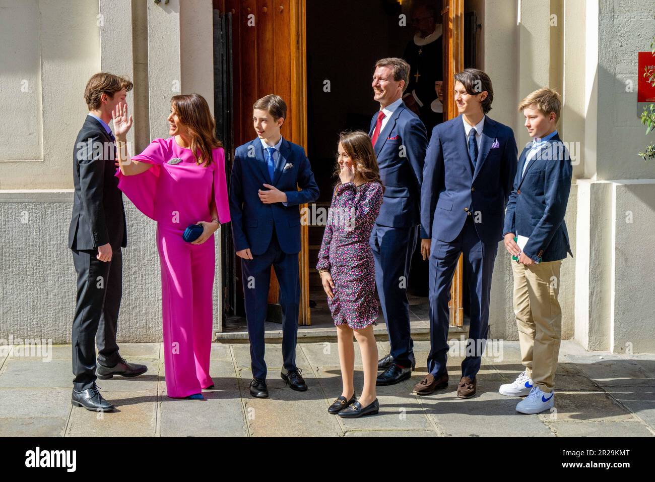 Paris, France. 18th May, 2023. Prince Joachim and Princess Marie of ...