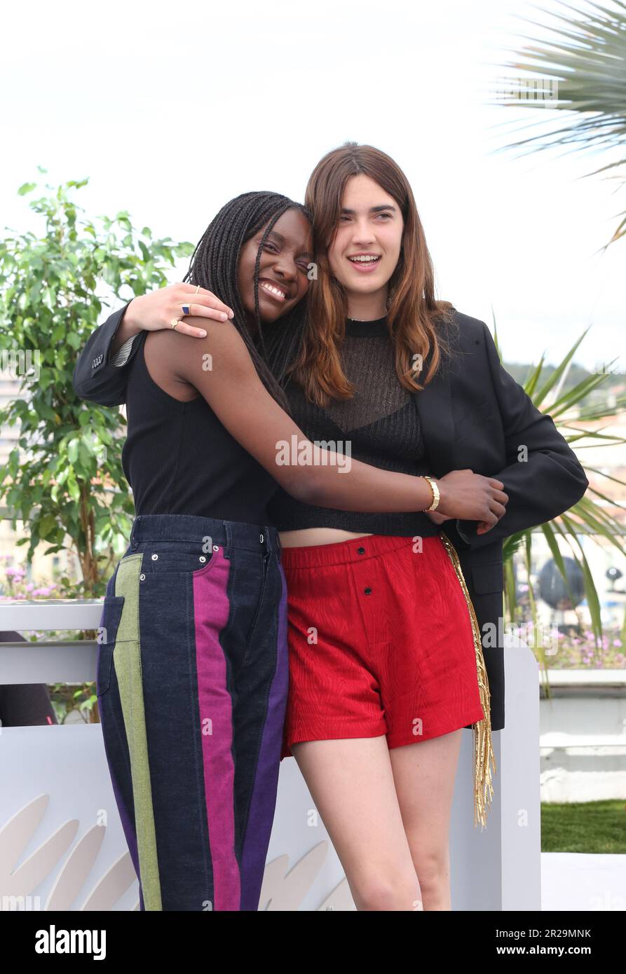 Cannes, France, 18th May, 2023. Suzy Bemba and Lomane de Dietrich at ...