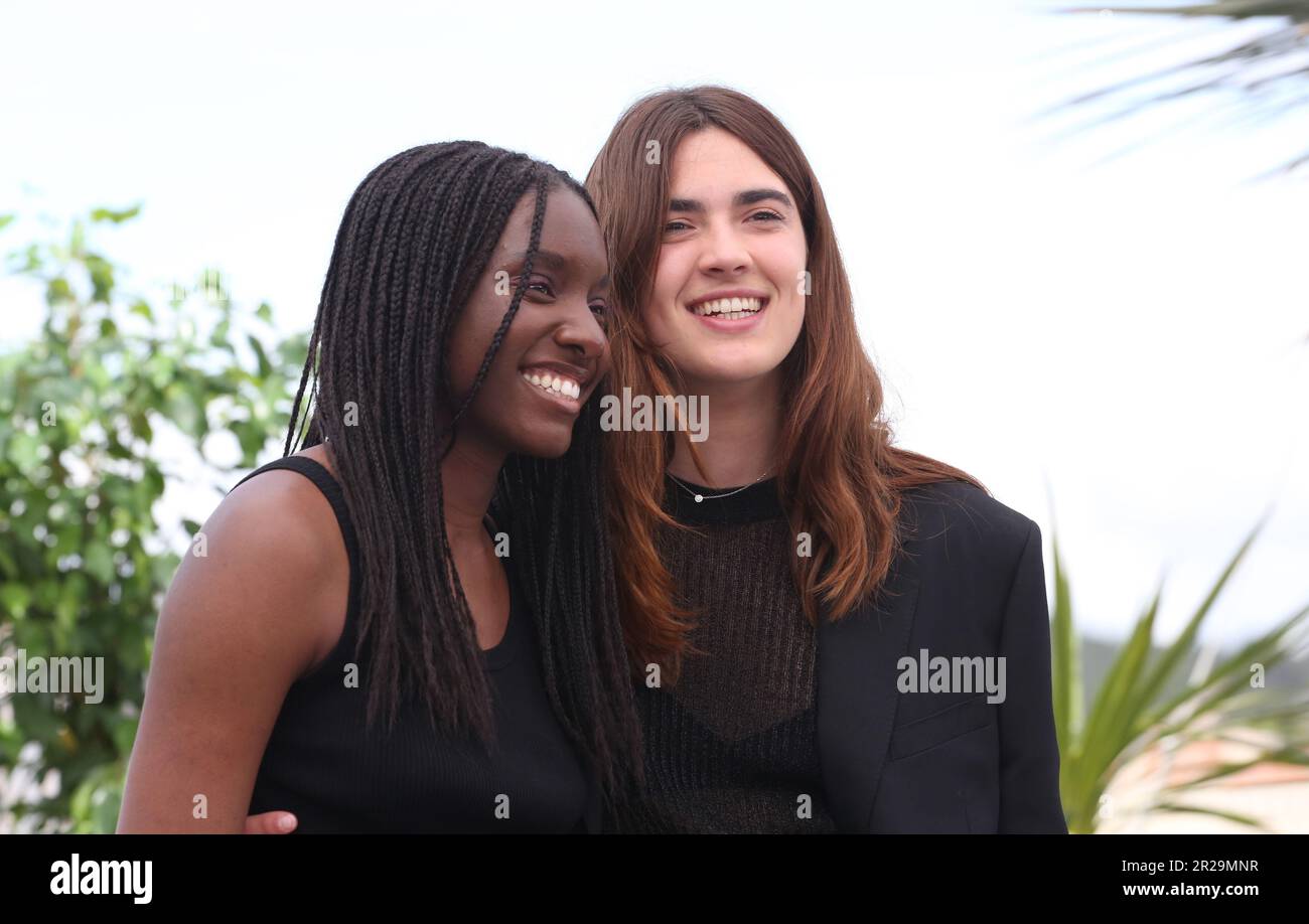 Cannes, France, 18th May, 2023. Suzy Bemba and Lomane de Dietrich at ...